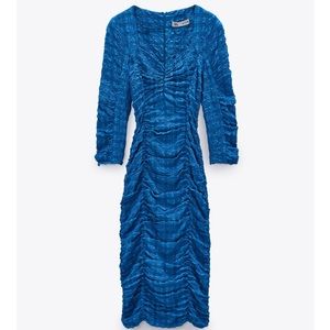 Zara | Dresses | Zara Textured Dress The Anne Dress | Poshmark